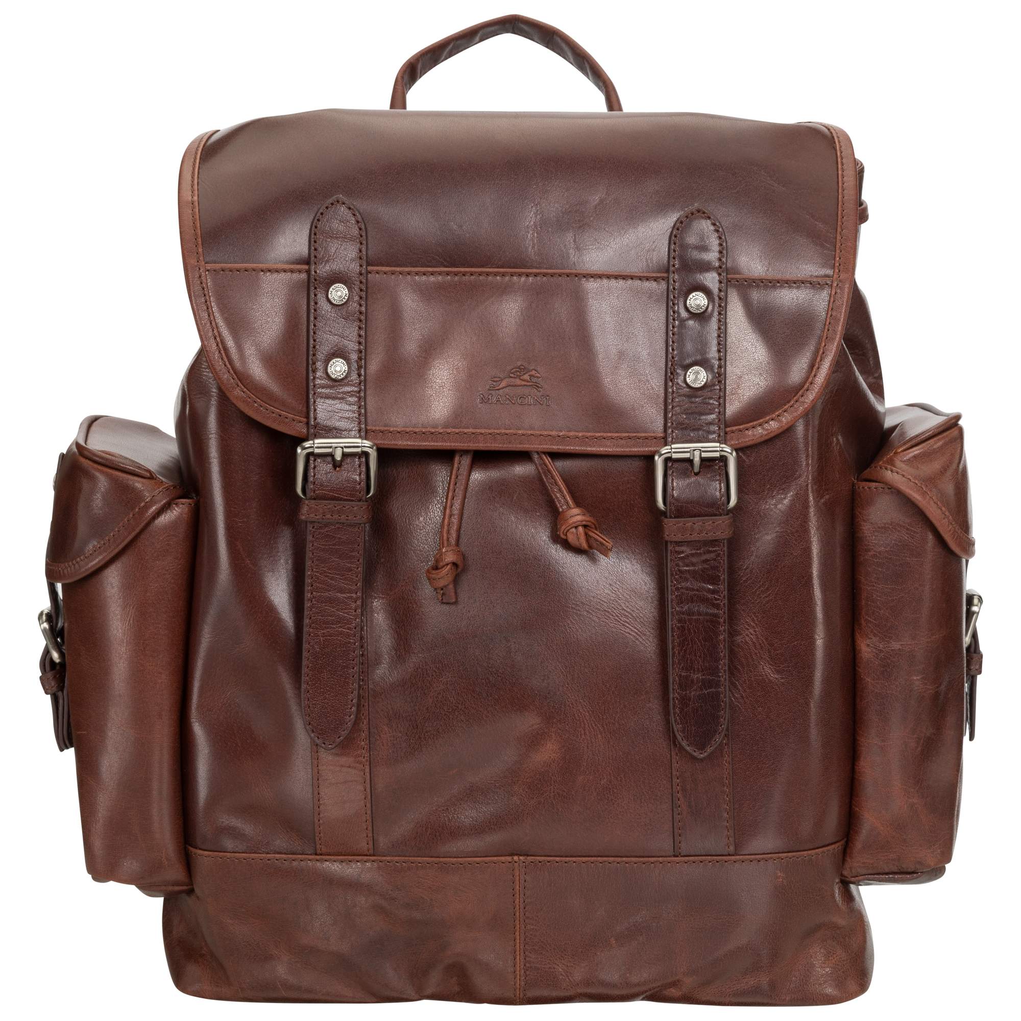 Mancini Leather Buffalo Backpack for 15.6” Laptop and Tablet - Modern ...